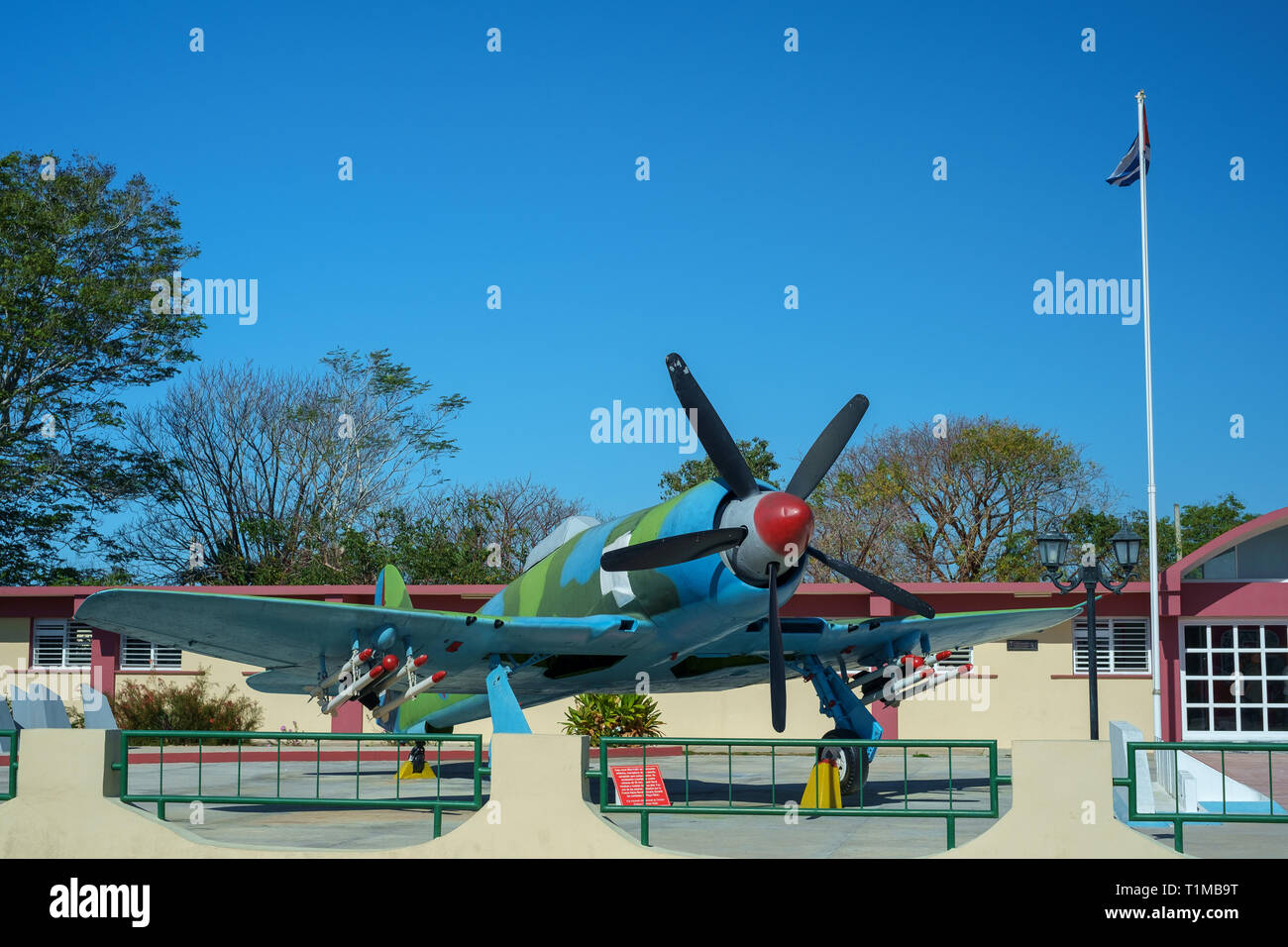 Fighter Aircraft at the Giron Museum, Cuba Stock Photo - Alamy