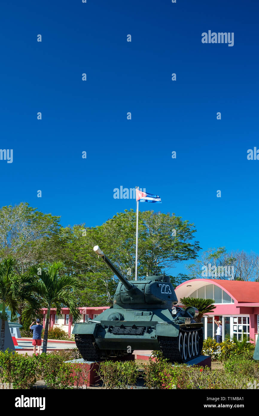 Tank at the Giron Museum, Cuba Stock Photo - Alamy
