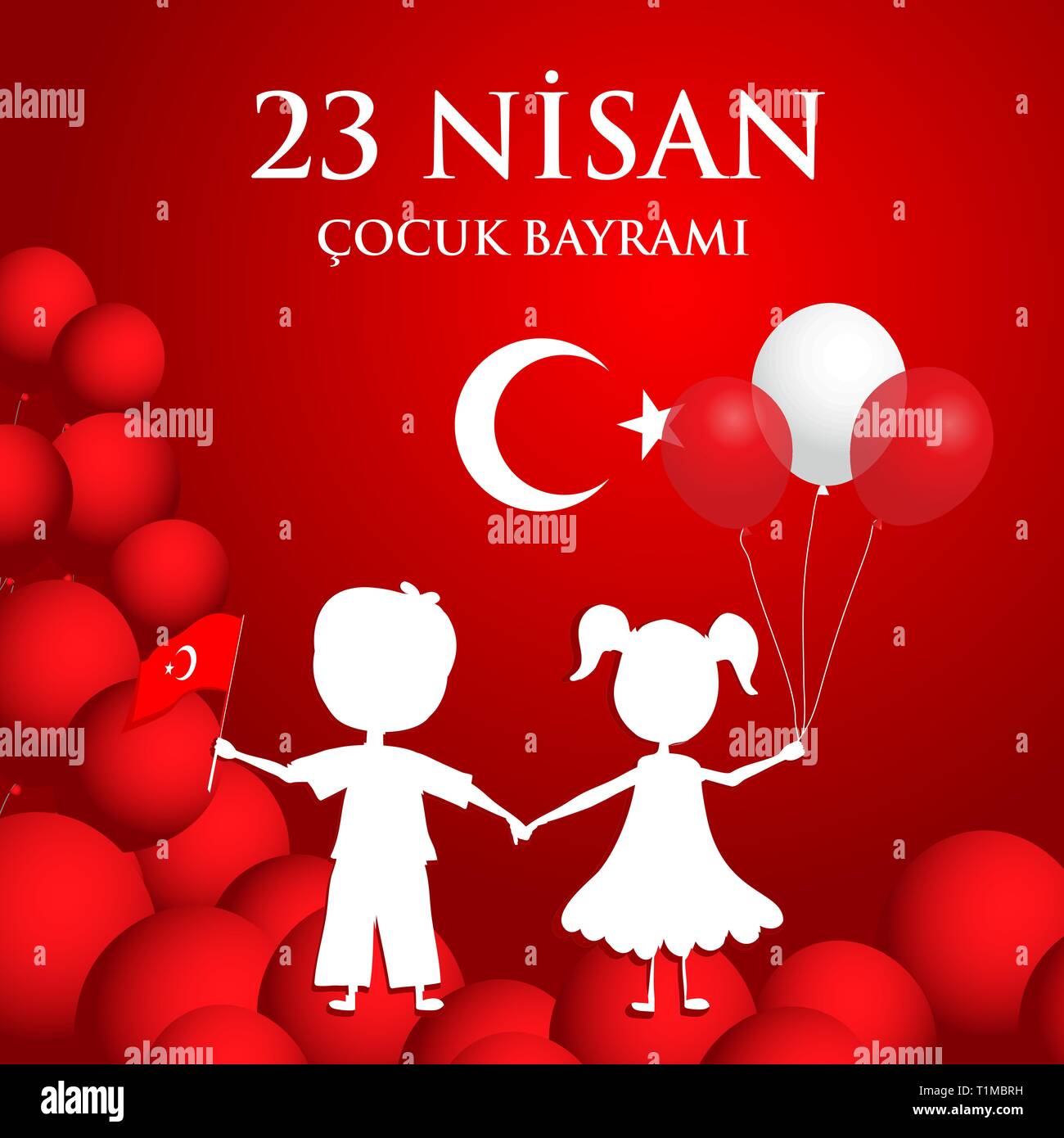 23 nisan vector vectors hi-res stock photography and images - Alamy