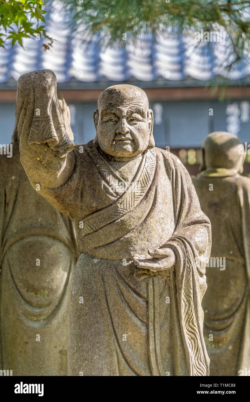 Arashiyama Arhat. 500 Statues of the closest and highest disciples of ...