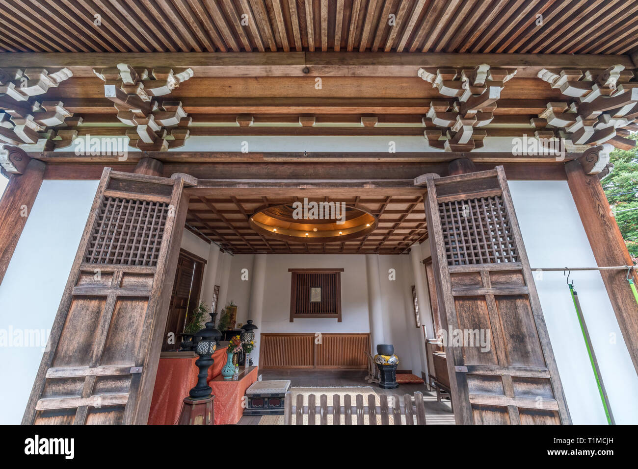 Arashiyama, Kyoto, Japan - November 9, 2017 : Dragon ceiling painting ...