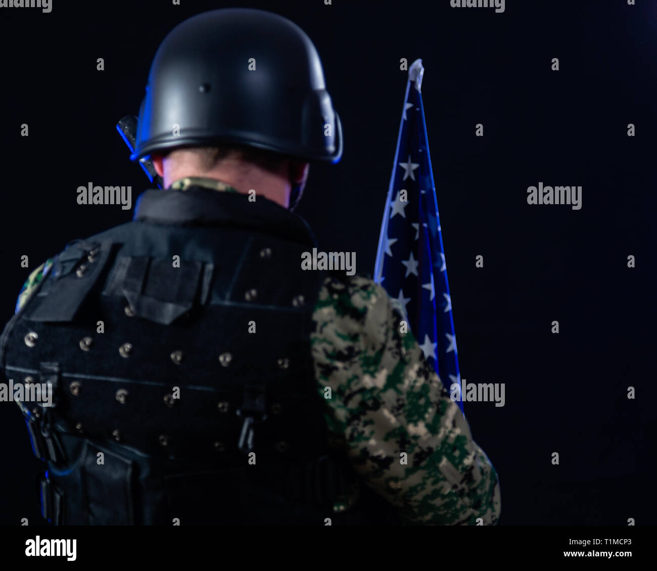 Gun soldier camouflage back hi-res stock photography and images - Alamy