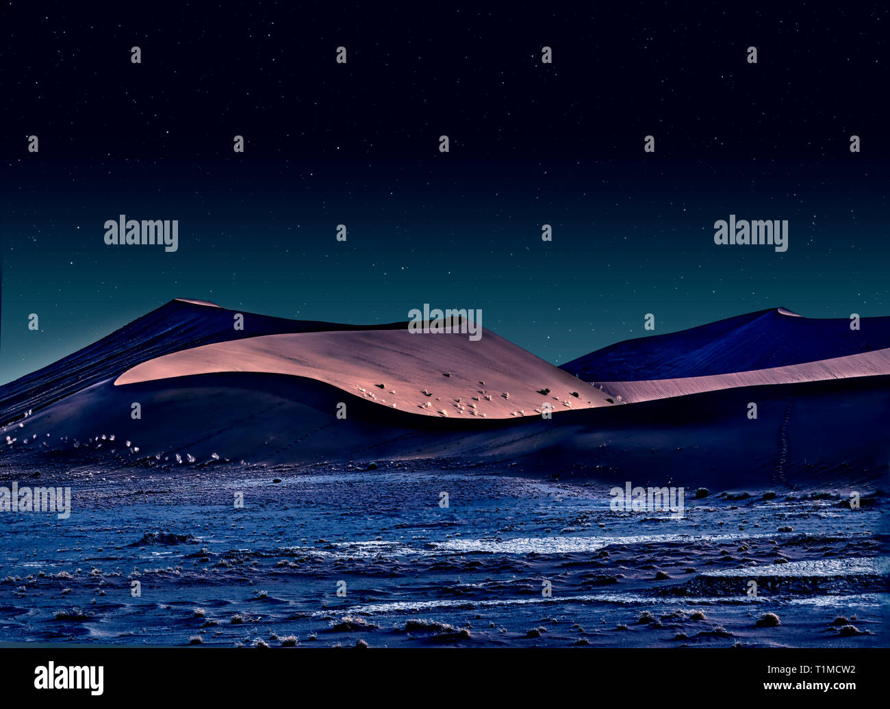 Sahara Desert Night Wallpaper