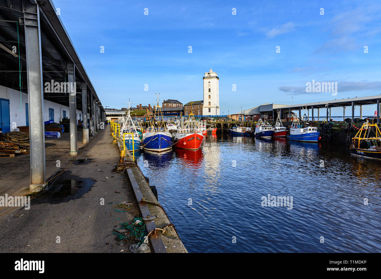North Shields fish Quay, North East England, UK Stock Photo - Alamy