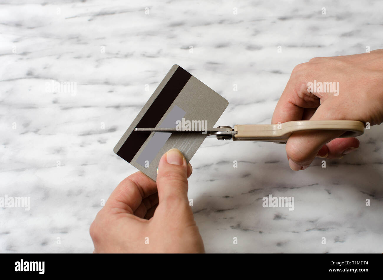 Cutting Up Credit Card Scissors Stock Photos & Cutting Up Credit Card ...