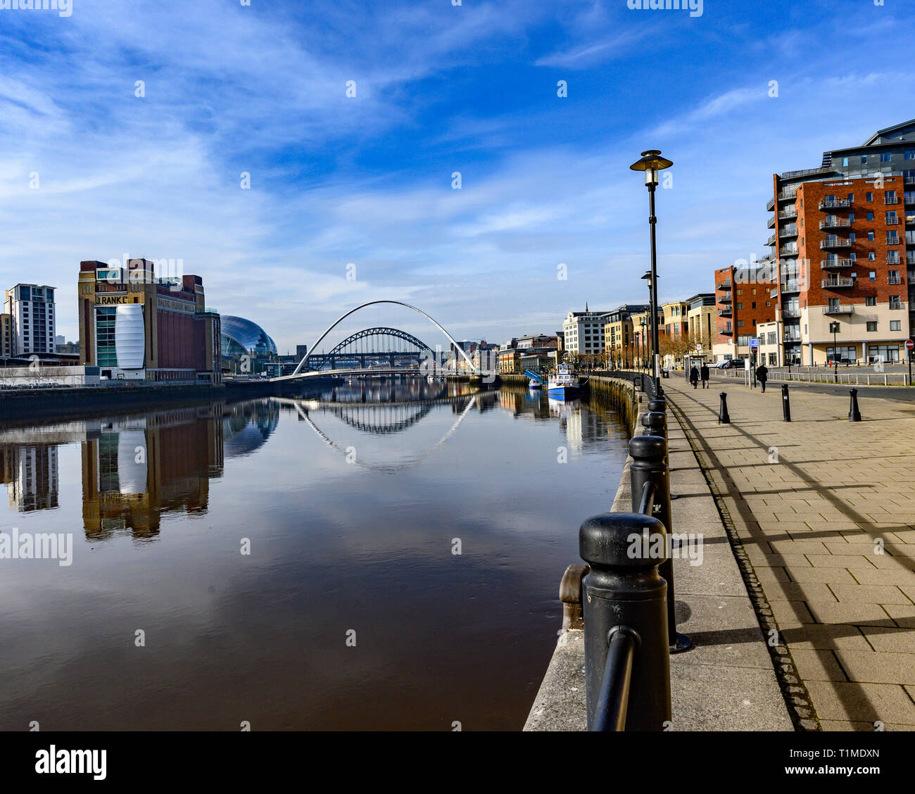Blue bridge newcastle hi-res stock photography and images - Alamy