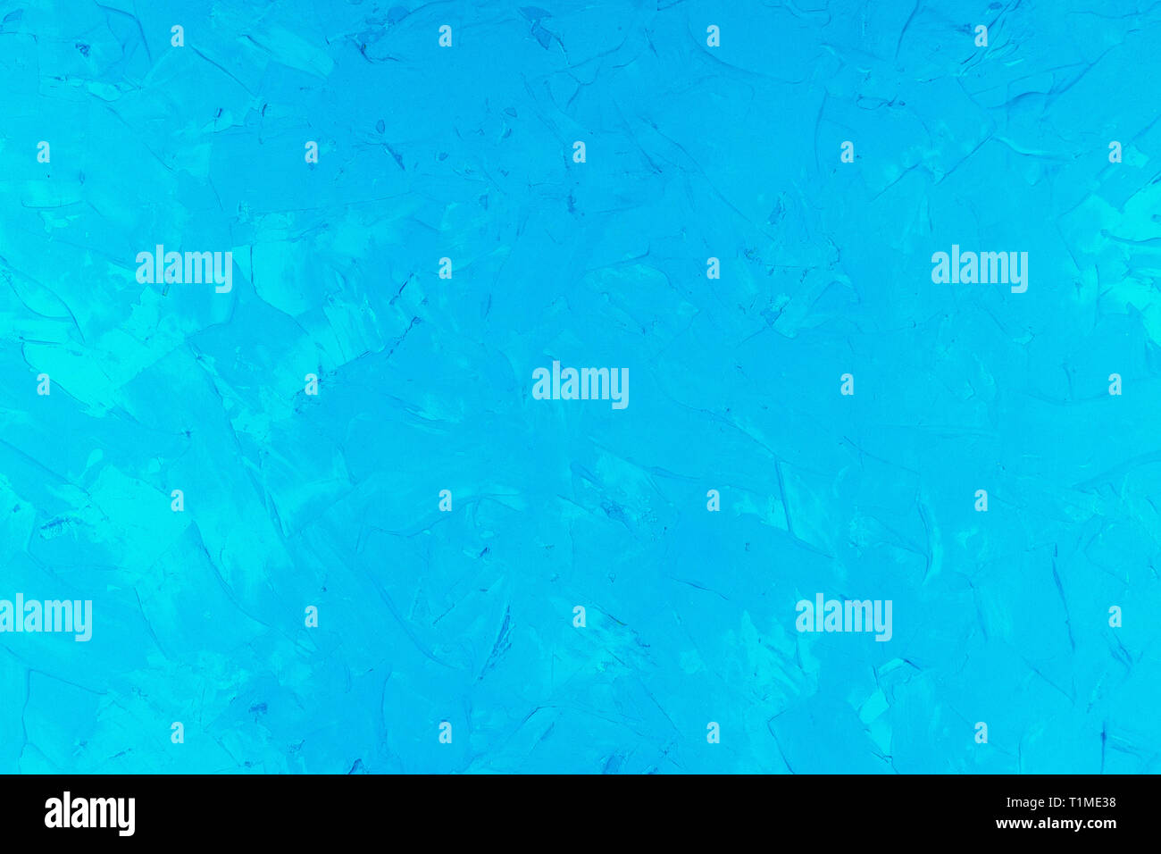 wall stucco putty blue color in the form of a background Stock Photo ...