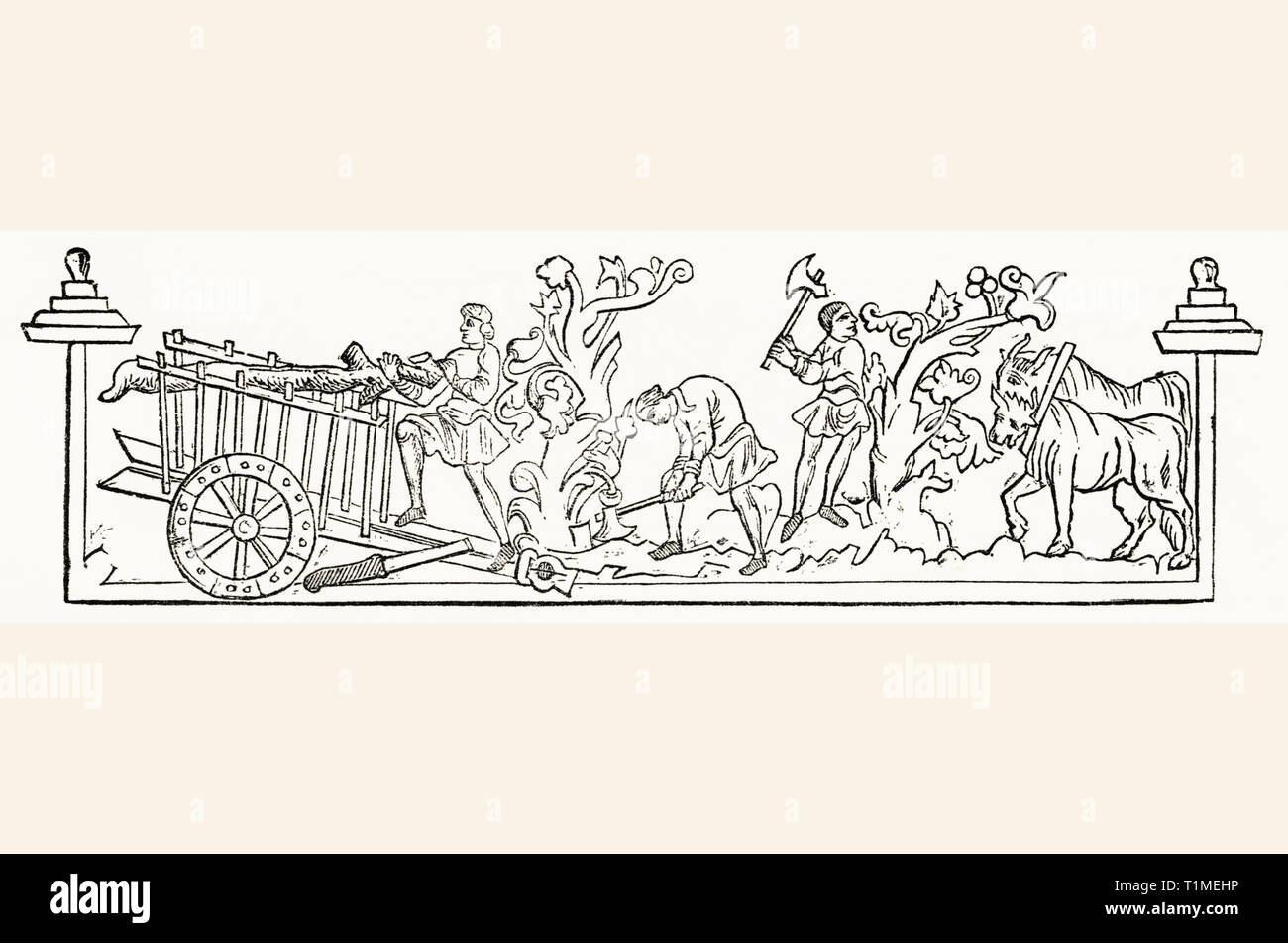 Anglo saxon calendar hi-res stock photography and images - Alamy