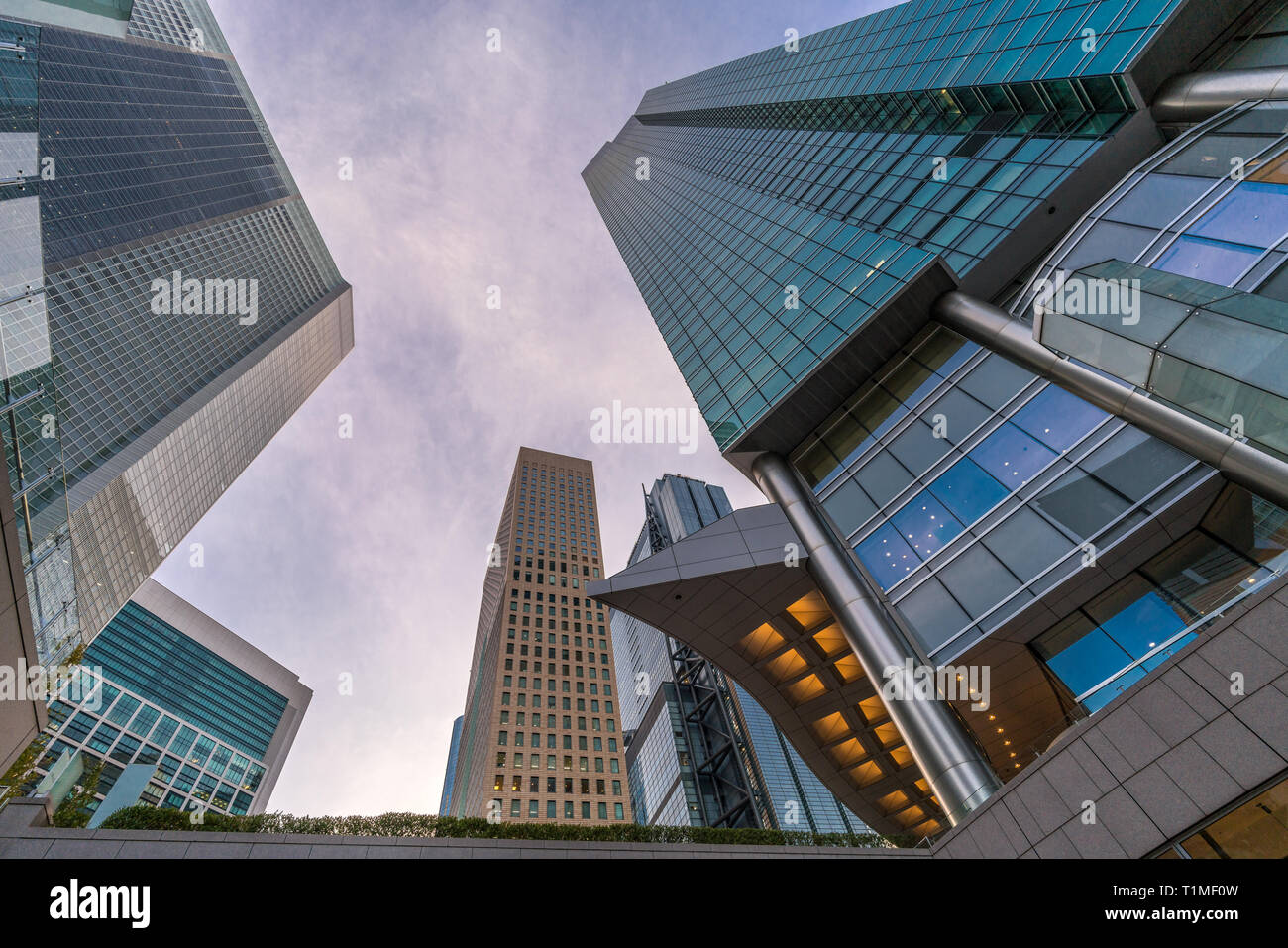 Tokyo - November 17, 2017 : High-Rise buildings in Tokyo near Higashi ...