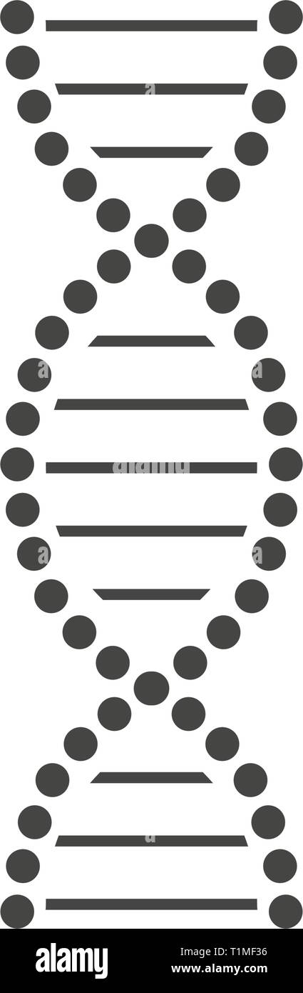 Vector black DNA helix icon design Stock Vector Image & Art - Alamy