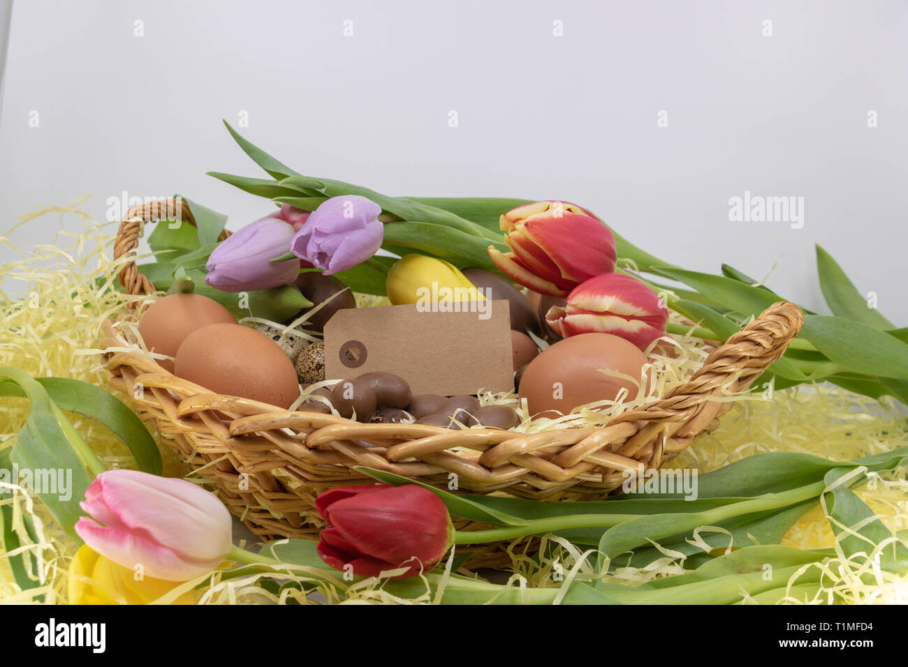 Graphic resource on the theme of Easter and the arrival of spring Stock ...