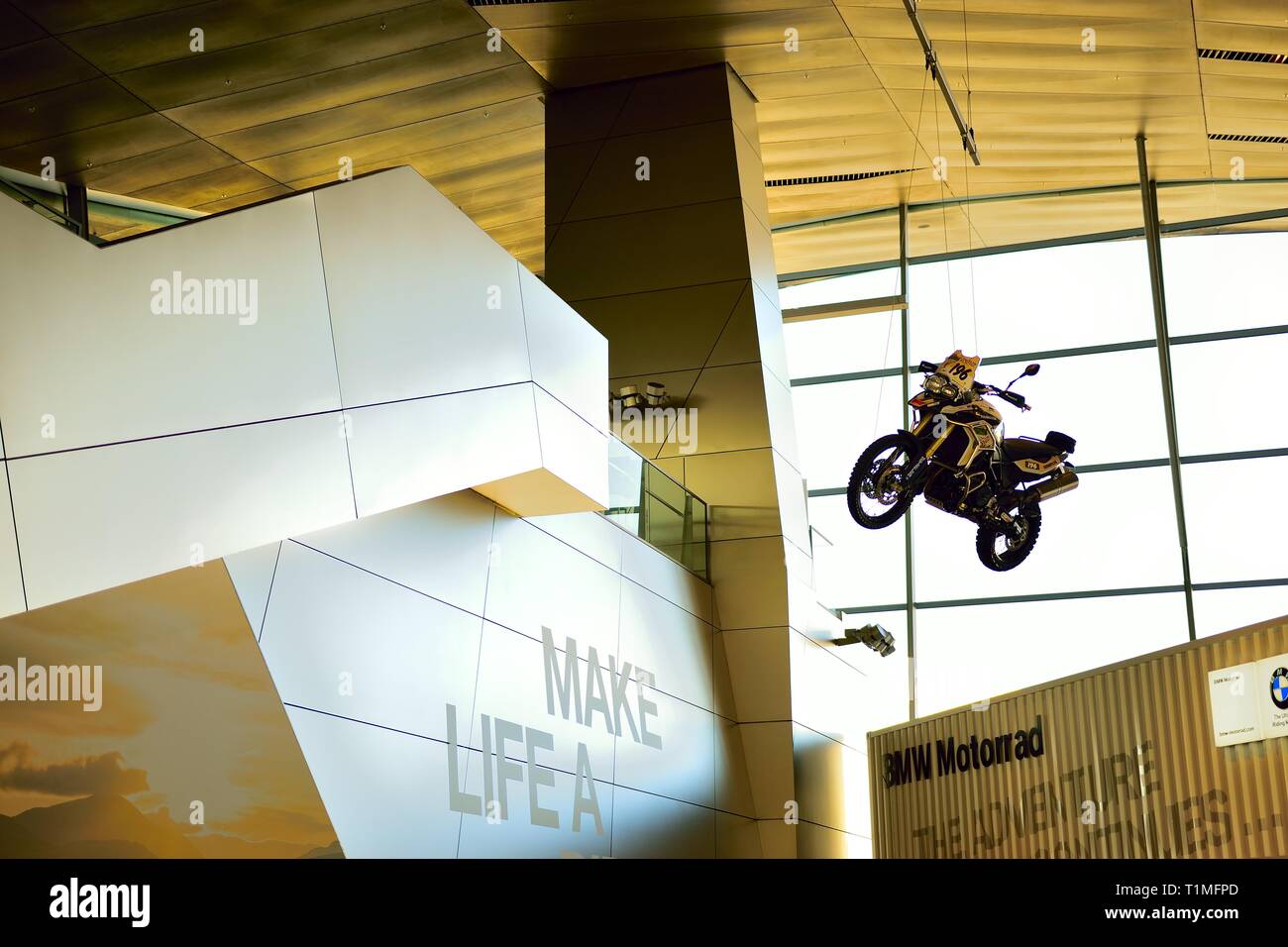 BMW World (BMW Welt) in Munich, Germany. BMW World is an exhibition ...