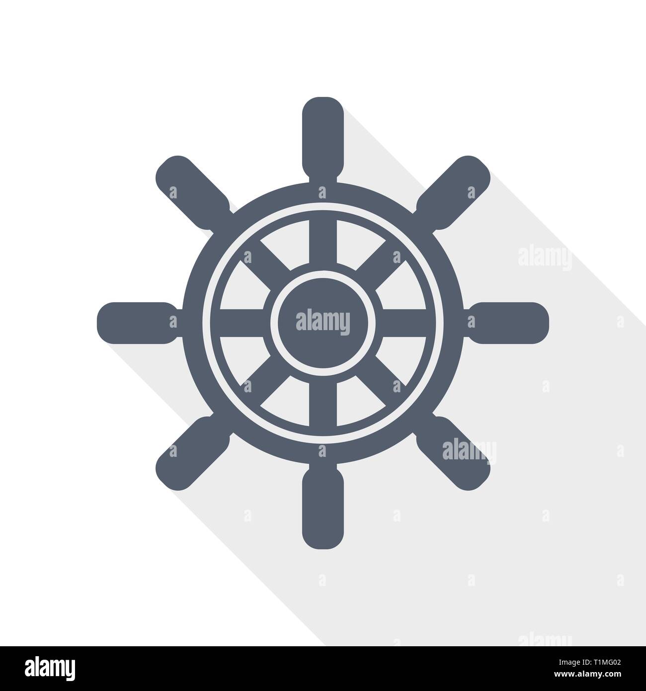 Ship wheel icon, vector illustration, sail concept sign Stock Vector ...