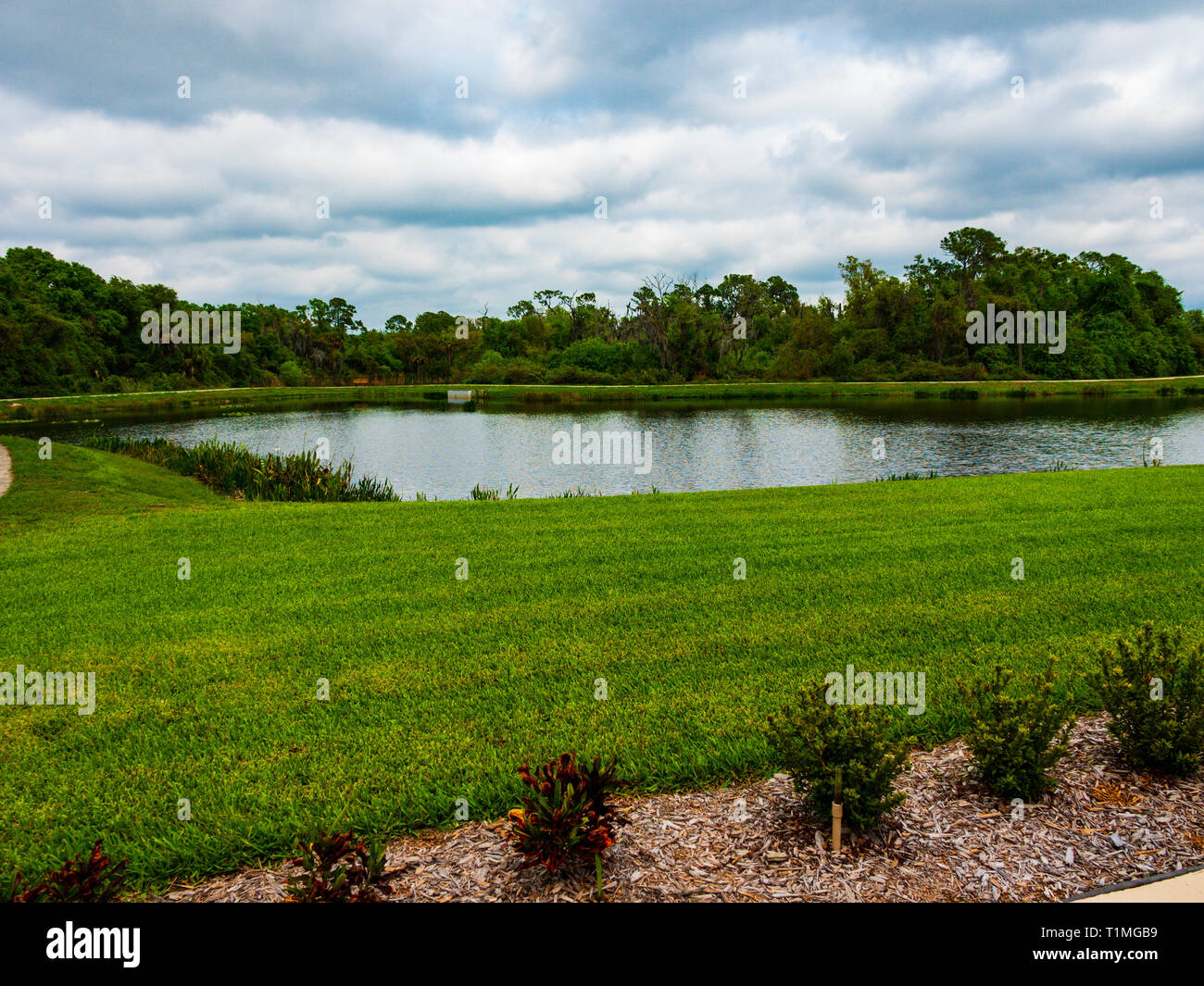 Retention pond hi-res stock photography and images - Alamy