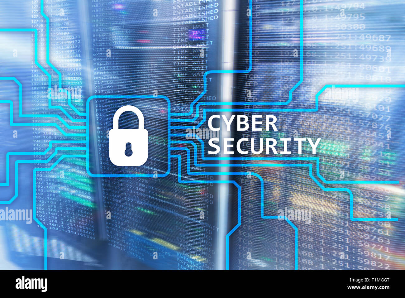 Cyber security, information privacy and data protection concept on ...