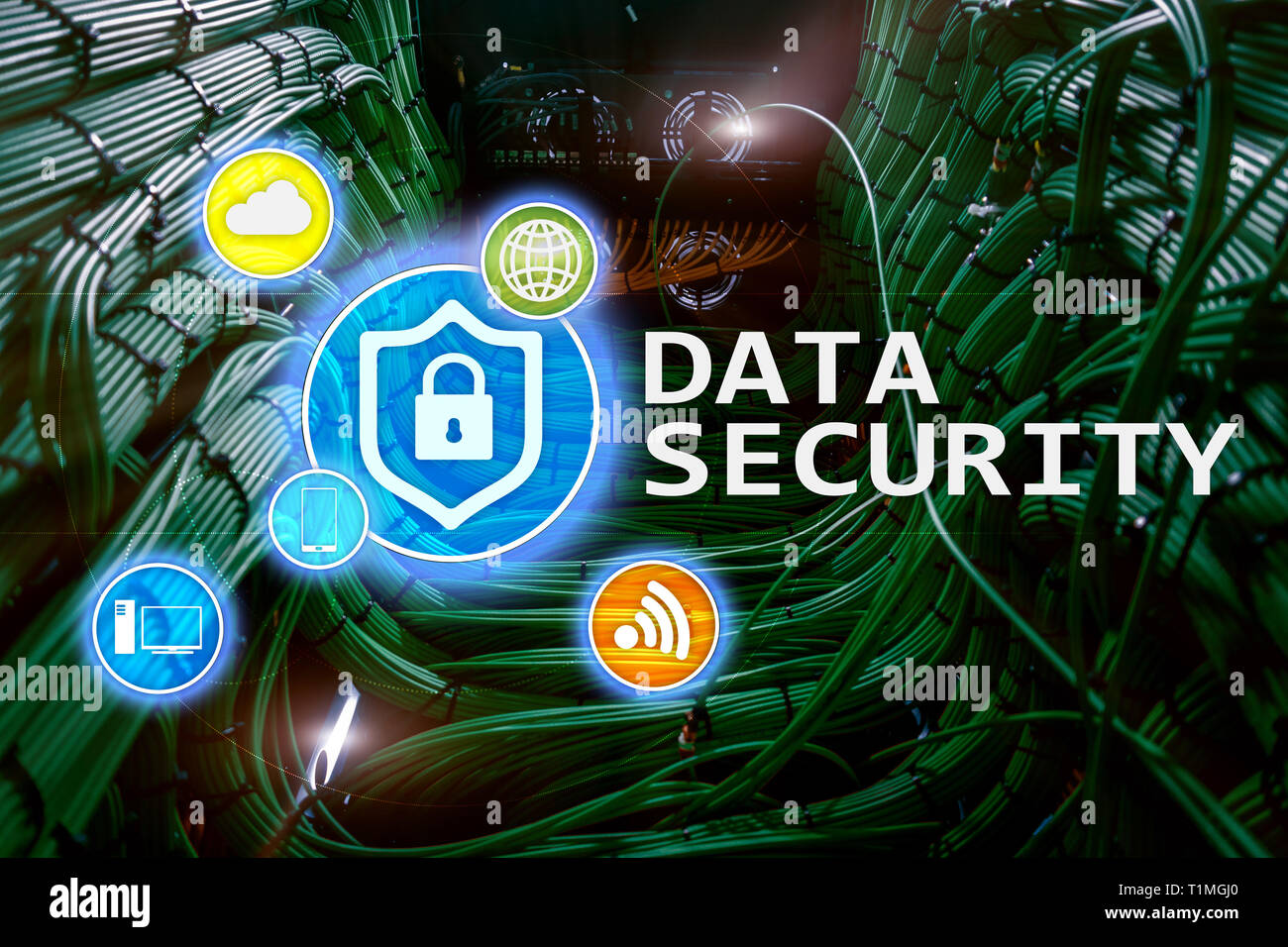 Data security, cyber crime prevention, Digital information protection ...