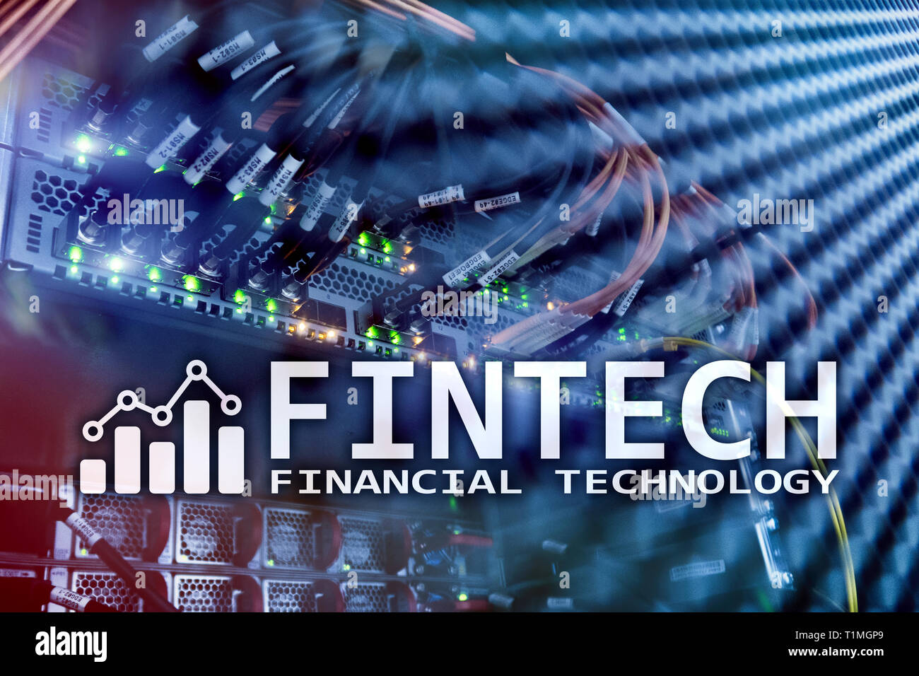 Fintech - Financial technology. Business solution and software ...