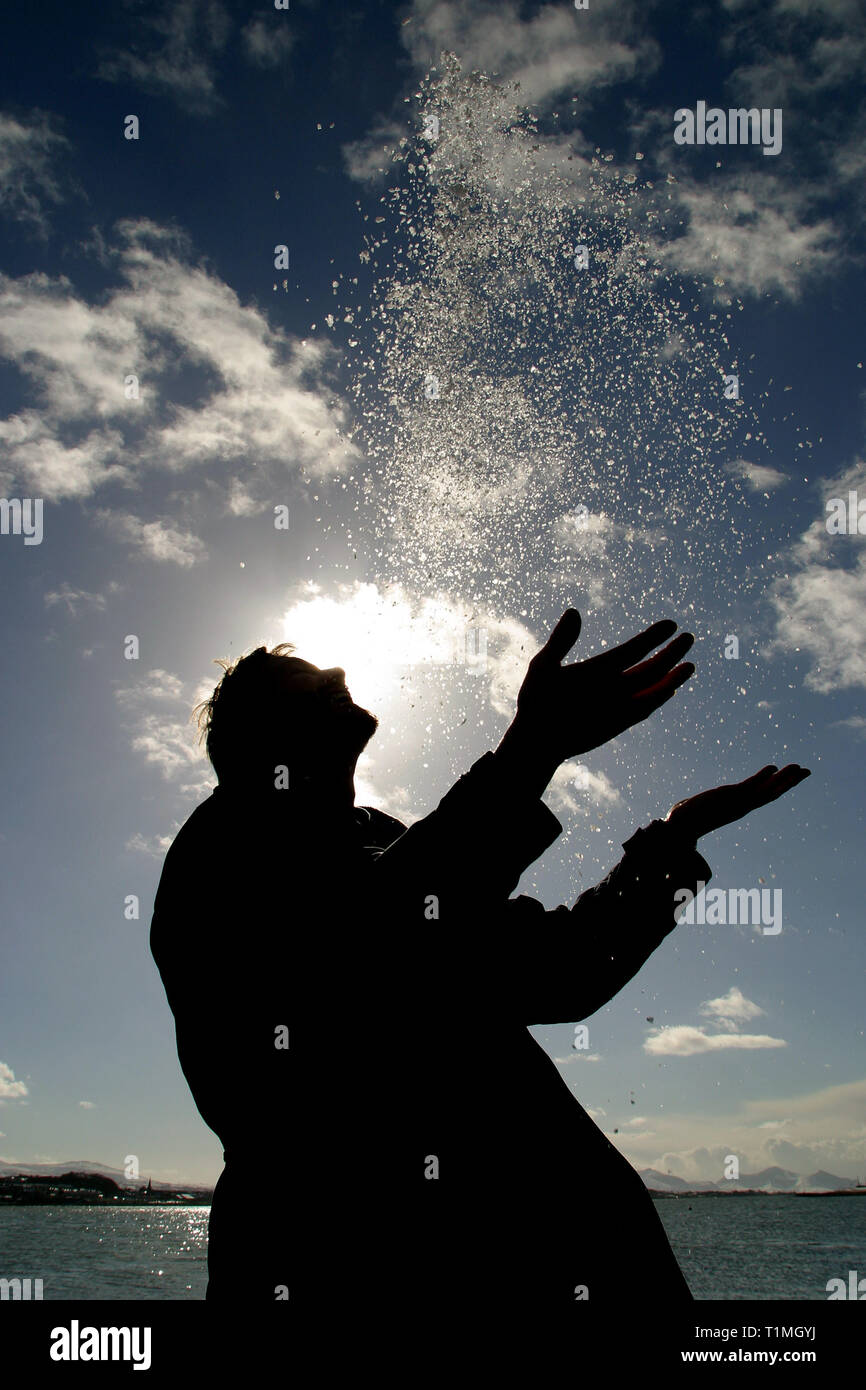 David Lea Wilson, the founder of the Anglesey Sea Salt Company ...