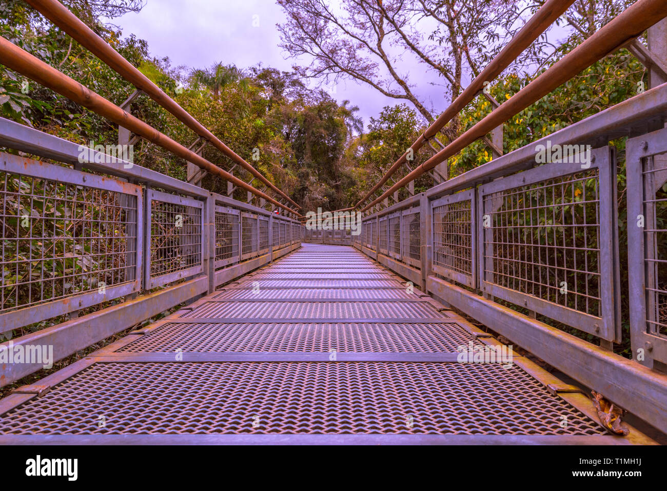 Bridge nobody inside view perspective hi-res stock photography and ...