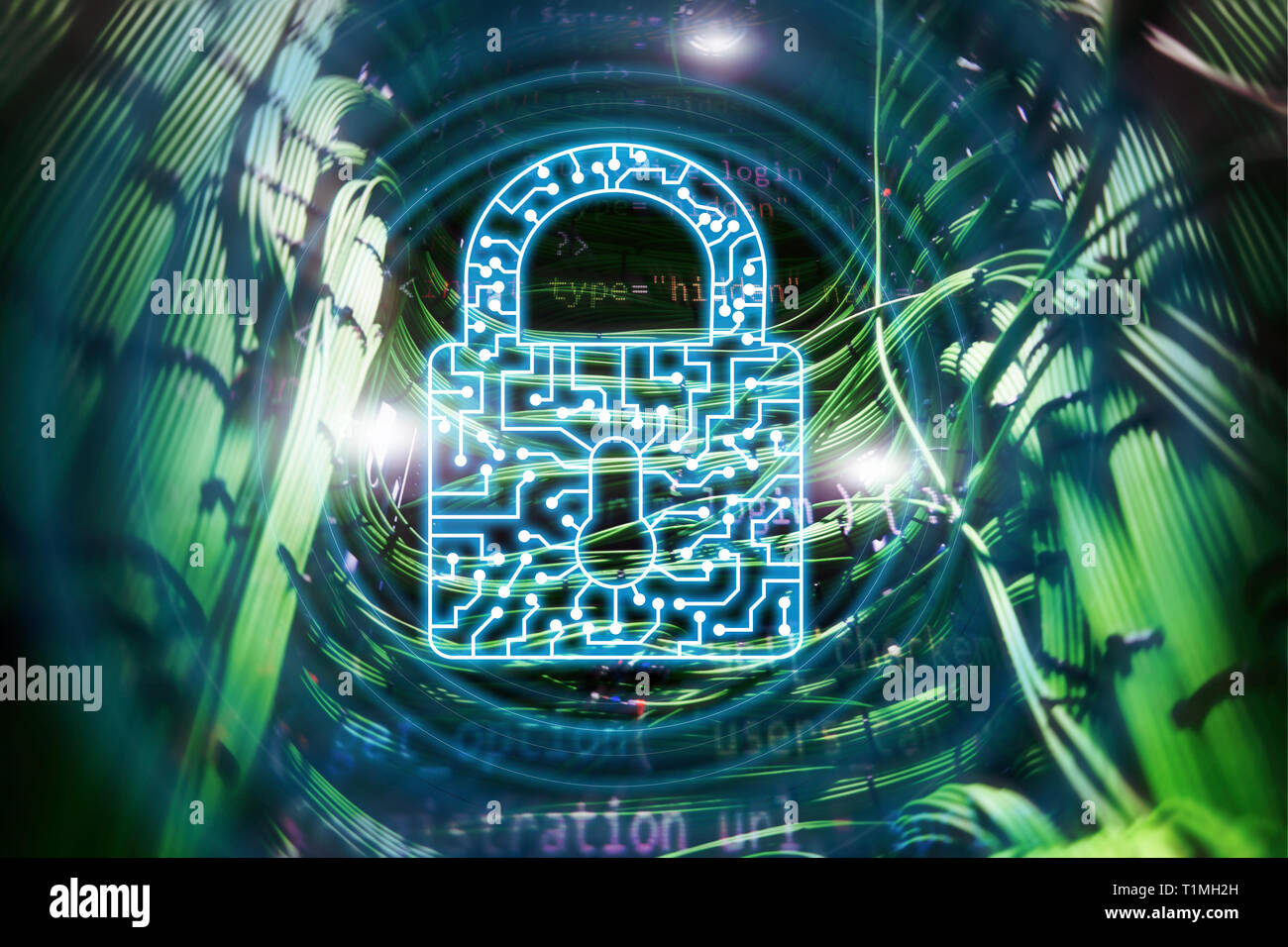 Cyber Security lock icon Information Privacy Data Protection internet ...