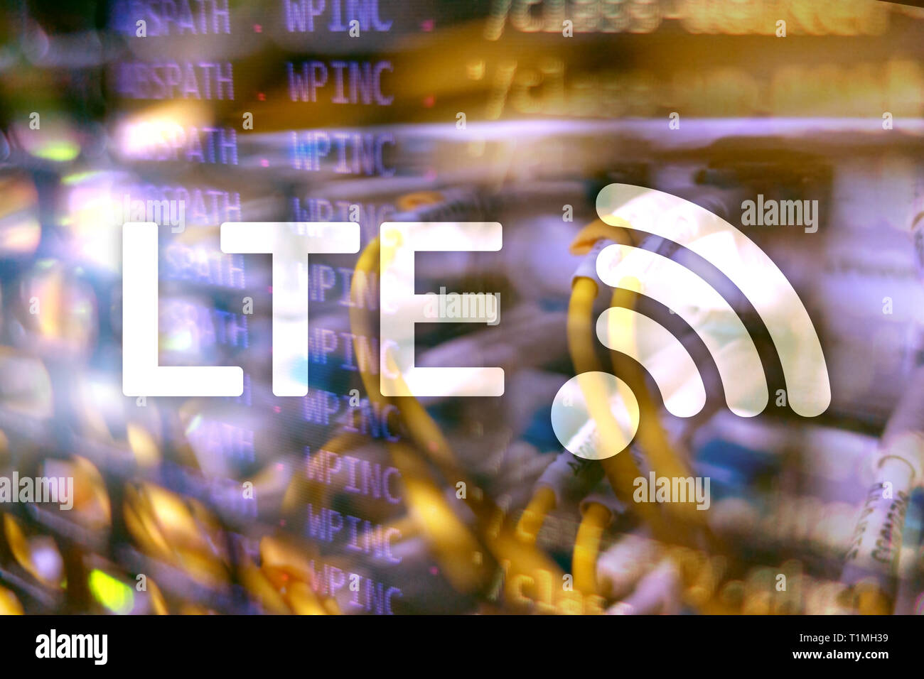 LTE, 5g wireless internet technology concept Stock Photo - Alamy