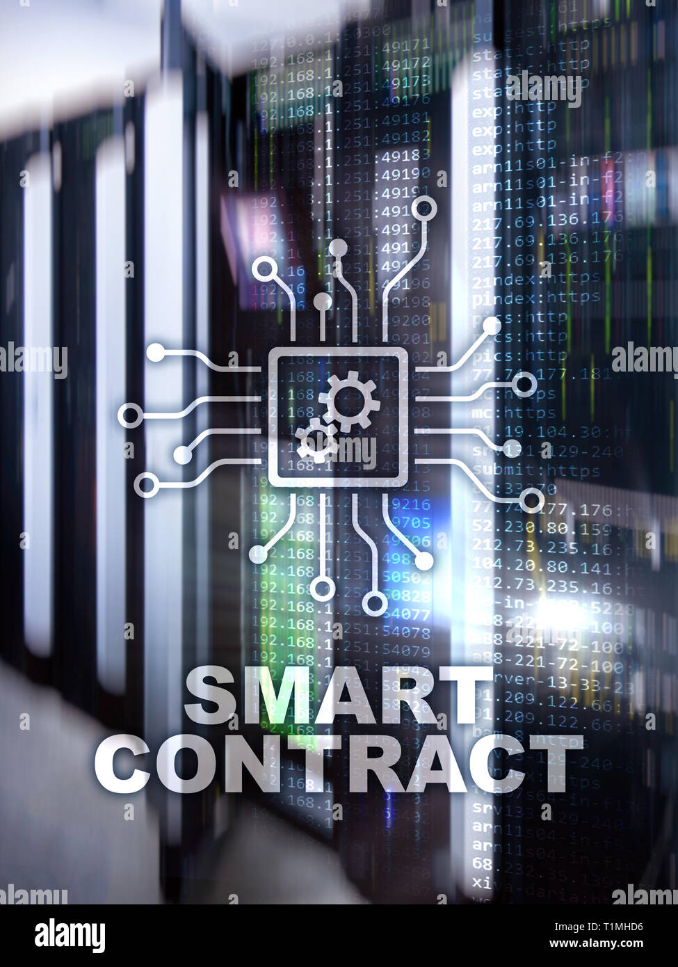 Smart contract, blockchain technology in modern business Stock Photo ... Smart contract, blockchain technology in modern business Stock Photo ...
