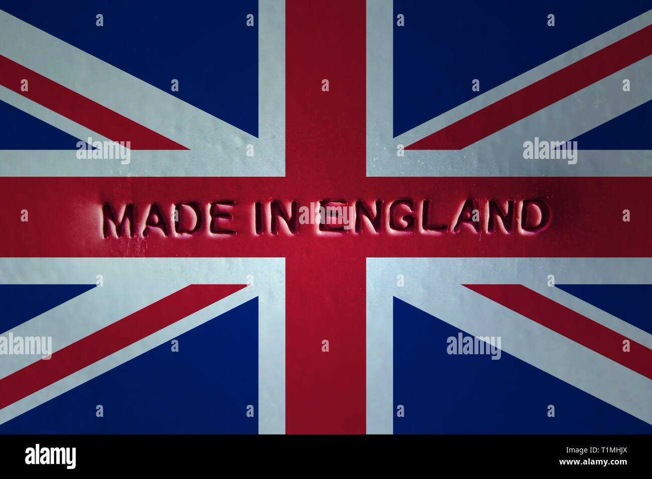 English flag production hi-res stock photography and images - Alamy