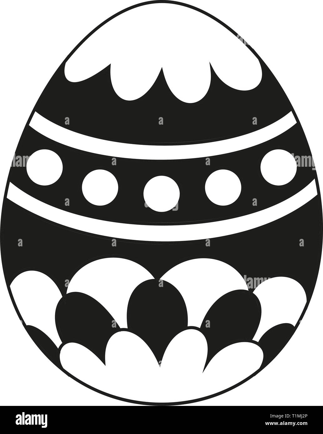 Easter silhouette Stock Vector Images - Alamy