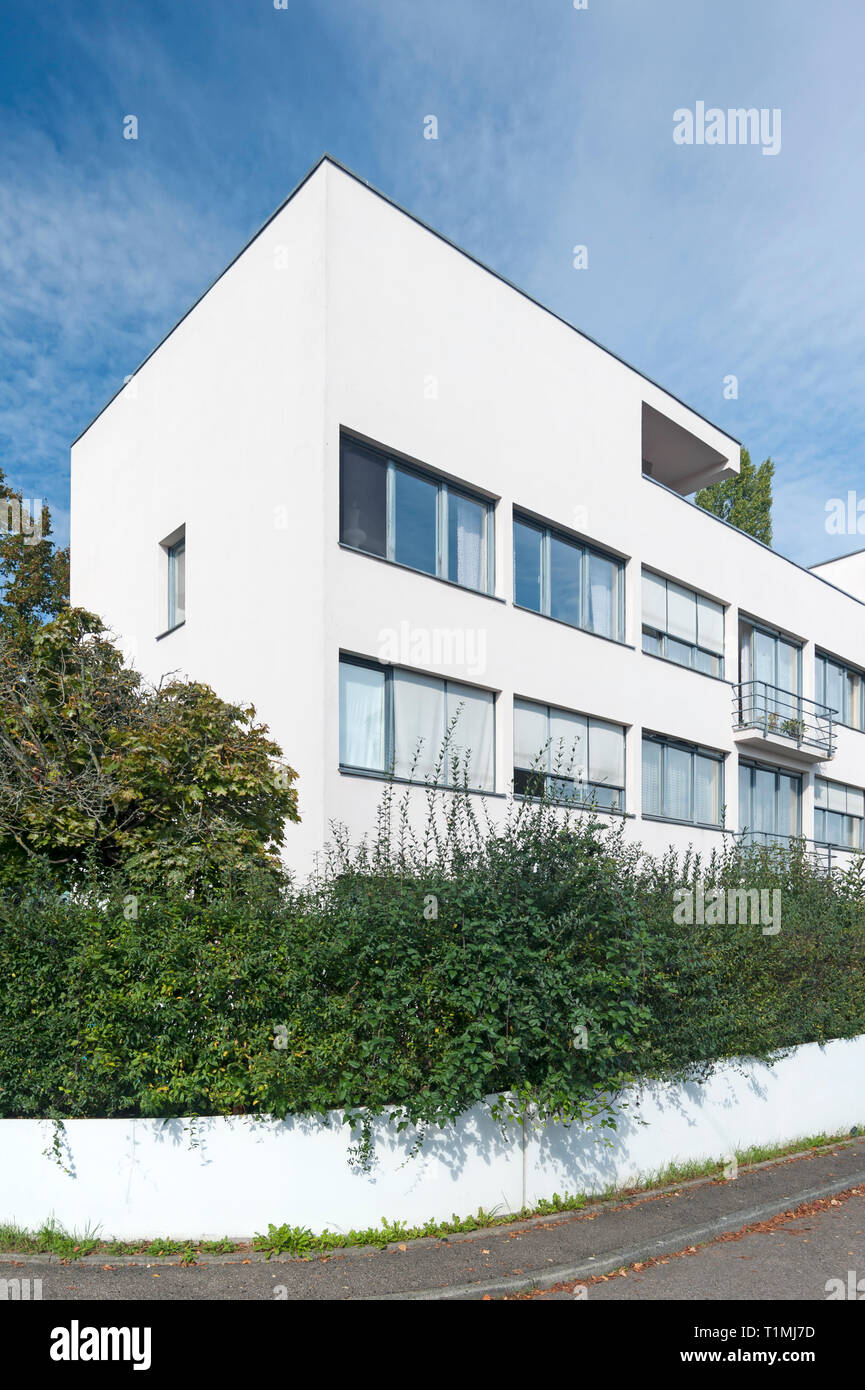 Weissenhof Estate (Weißenhofsiedlung) in Stuttgart, Germany Stock Photo ...