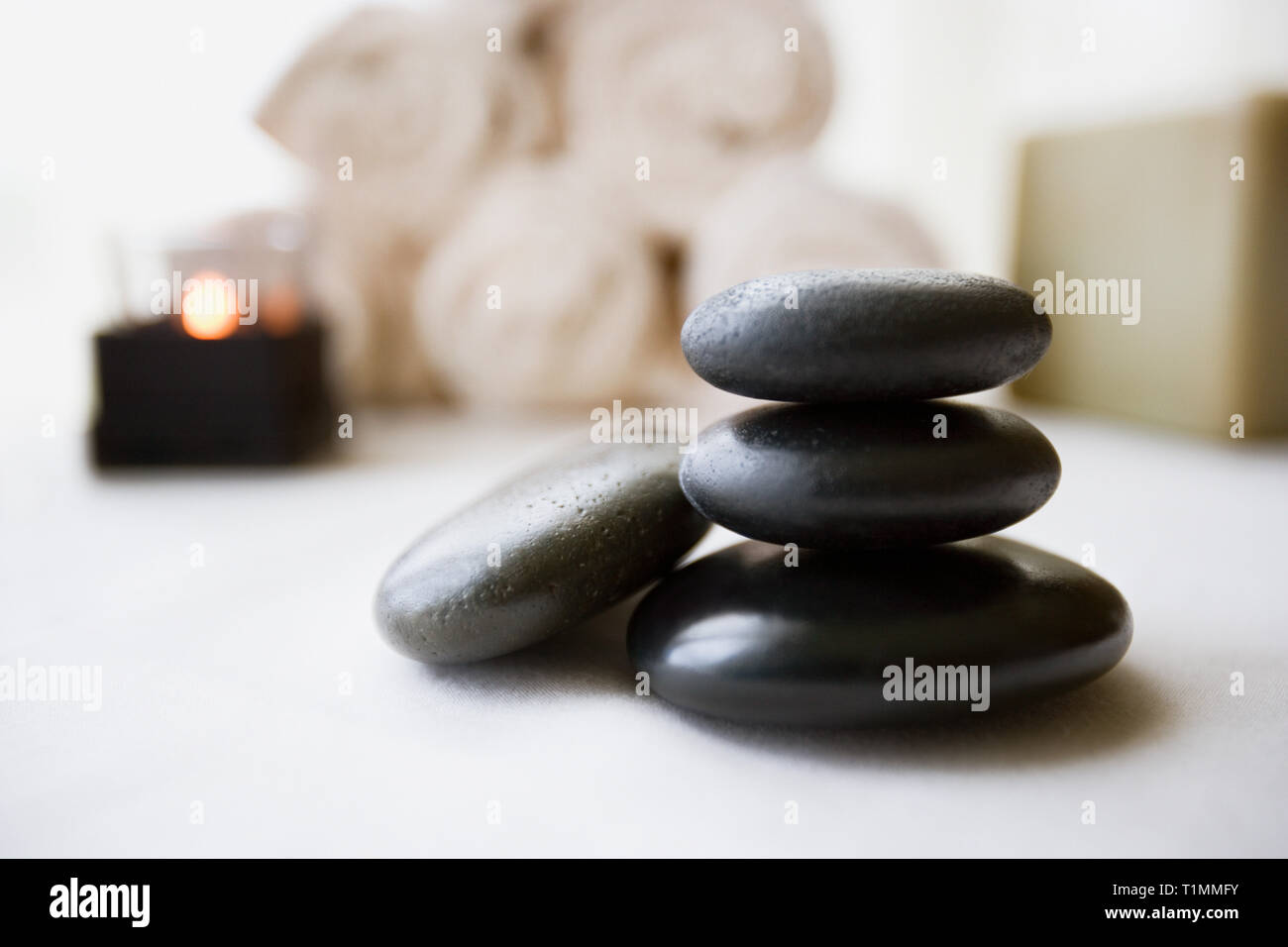 Smooth stone rock rests hi-res stock photography and images - Alamy