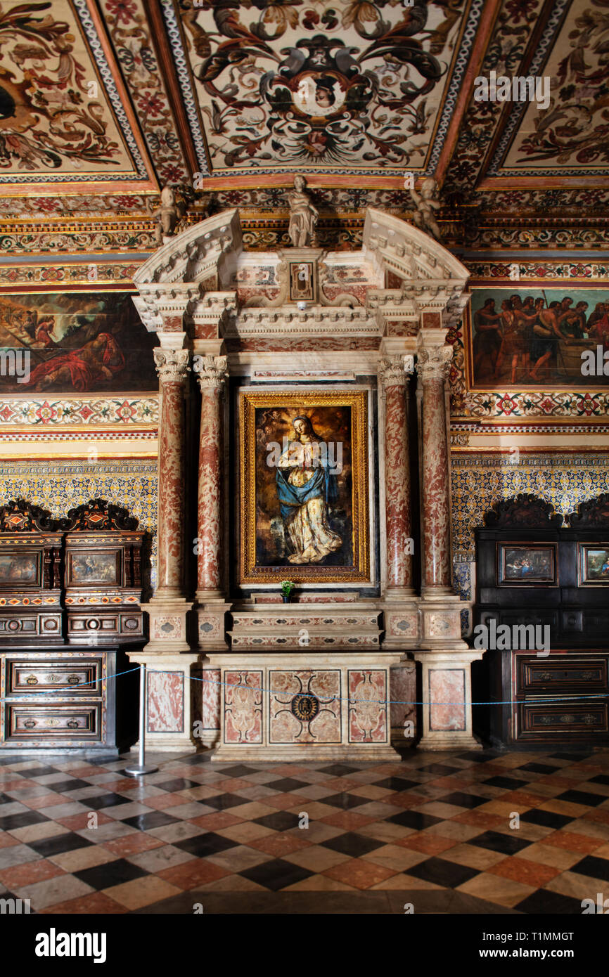 The sacristy (where the priest puts in their robes) of the Convent ...