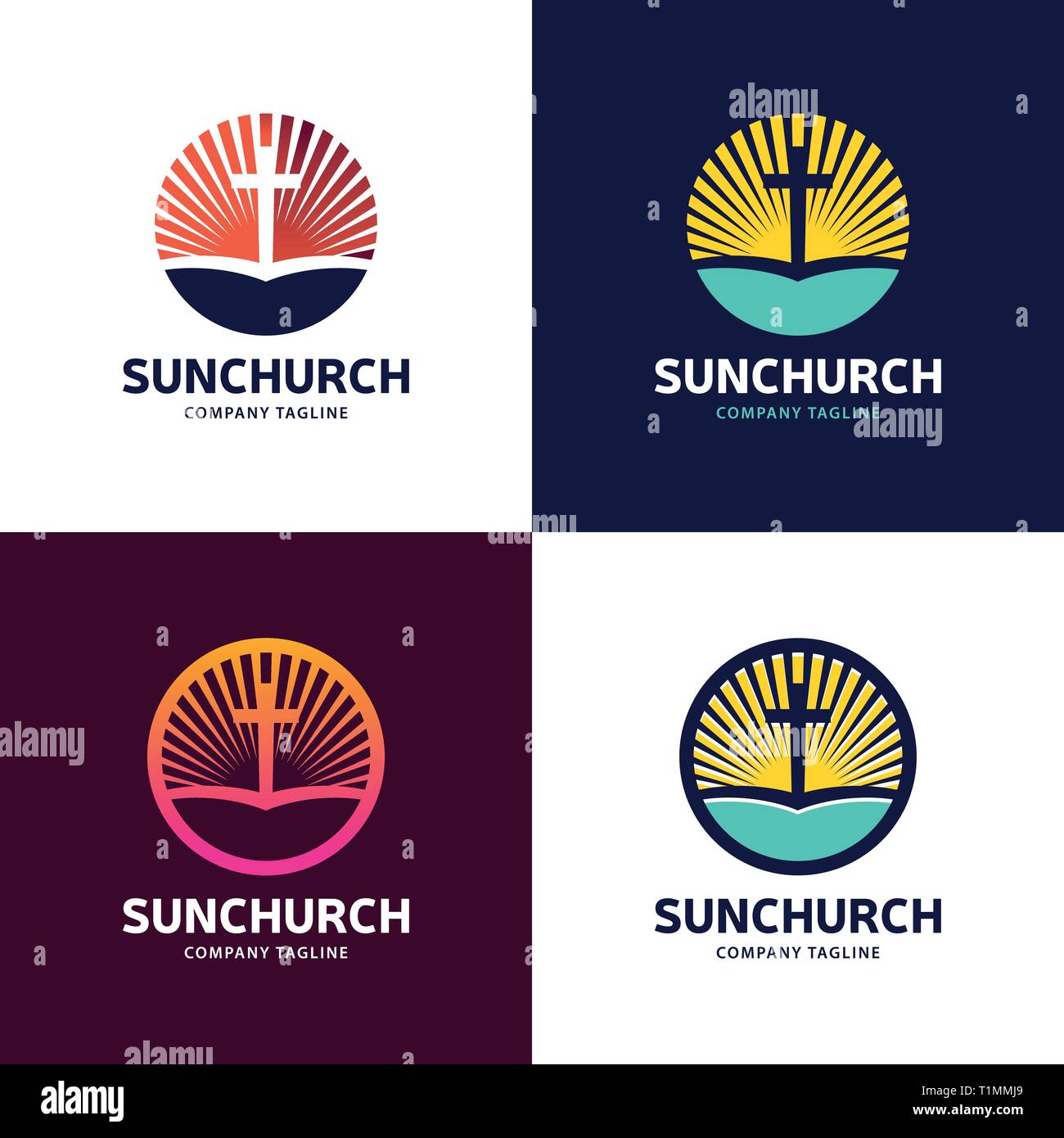 Template logo for churches and Christian organizations cross of Calvary ...