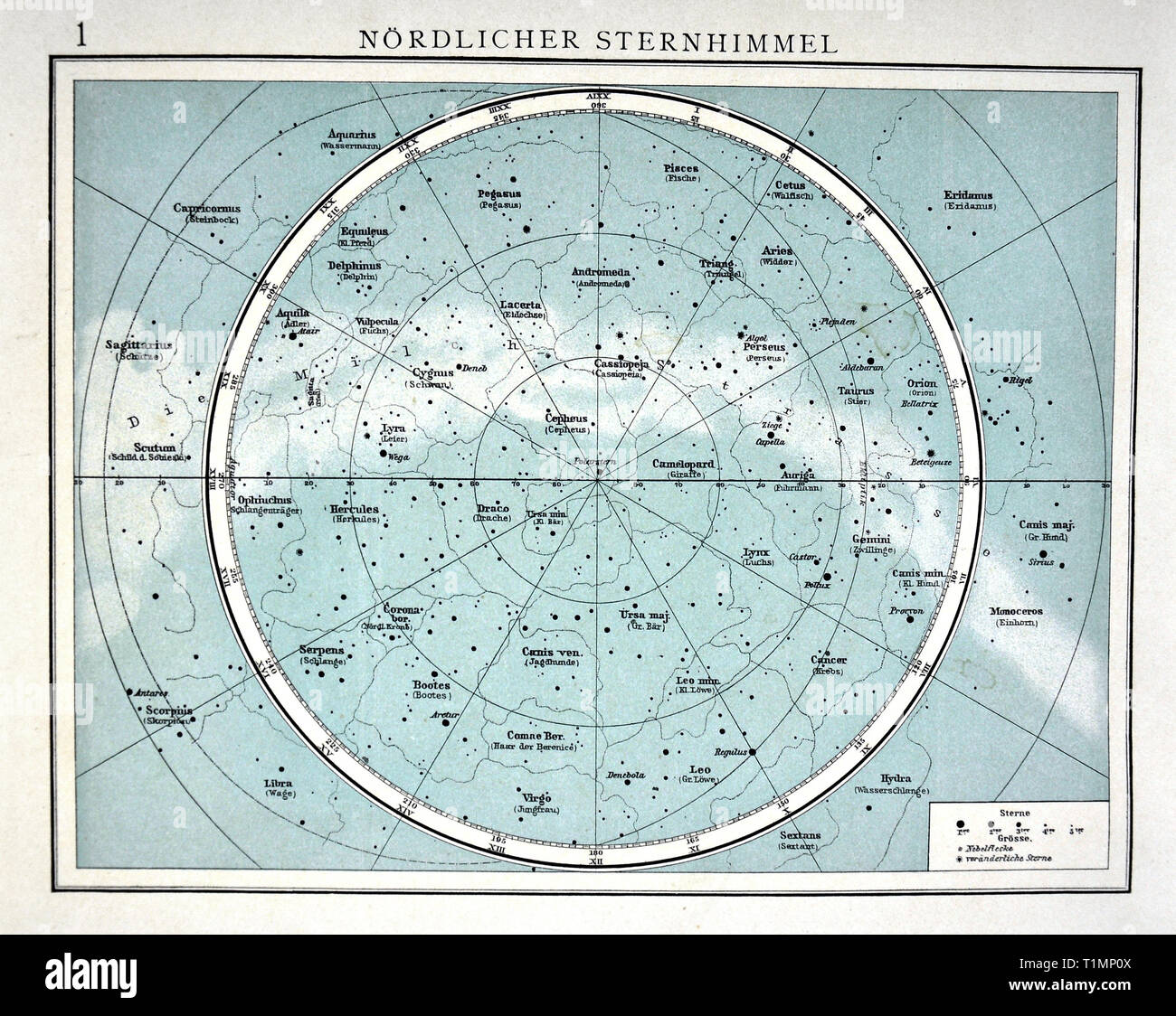 Andrees Antique Map Stock Photo - Alamy
