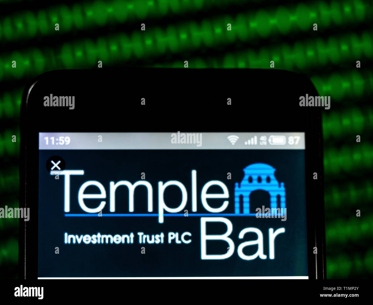 In this photo illustration a Templeton Emerging Markets Investment ...
