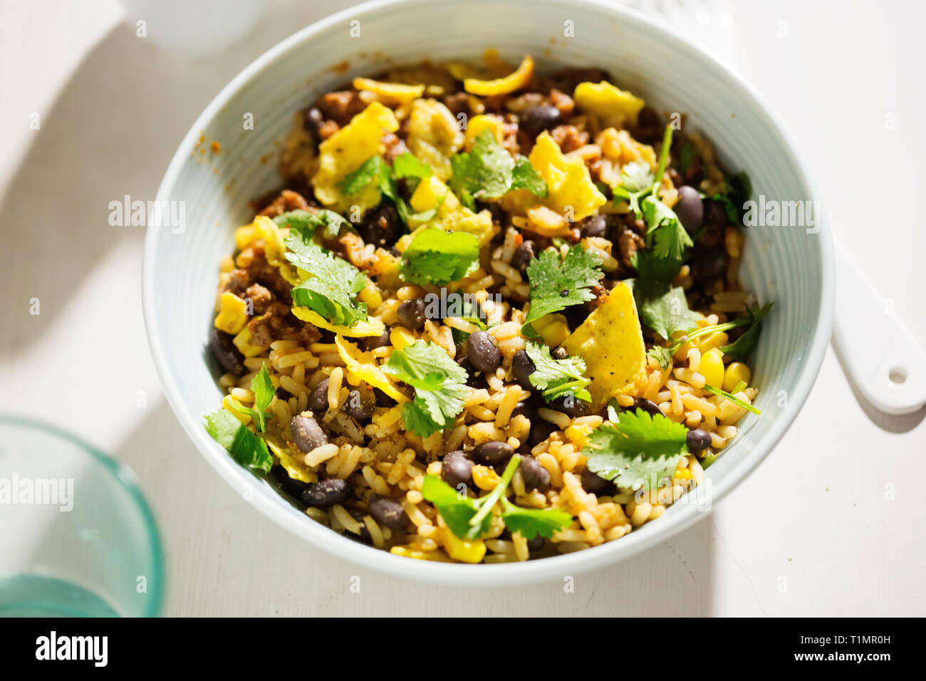 Mexican rice beans salad Stock Photo - Alamy