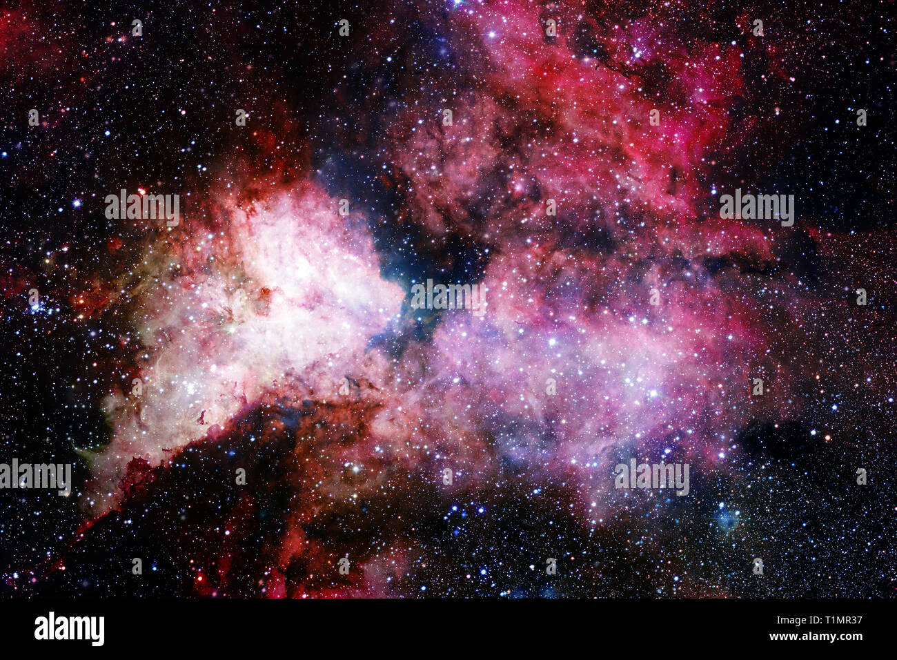 Cosmic landscape, awesome science fiction wallpaper. Elements of this ...