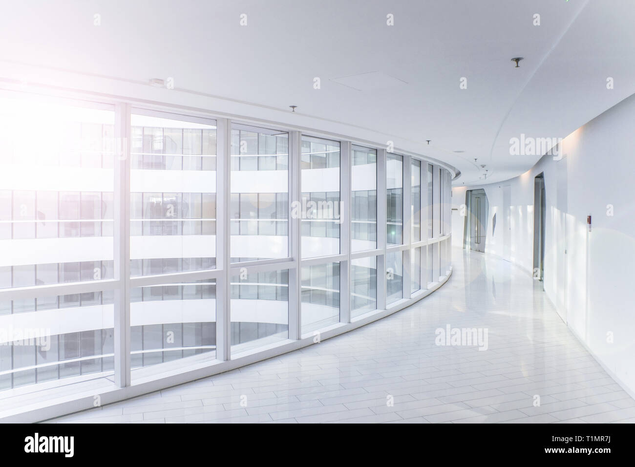 Corridor in the building Stock Photo - Alamy