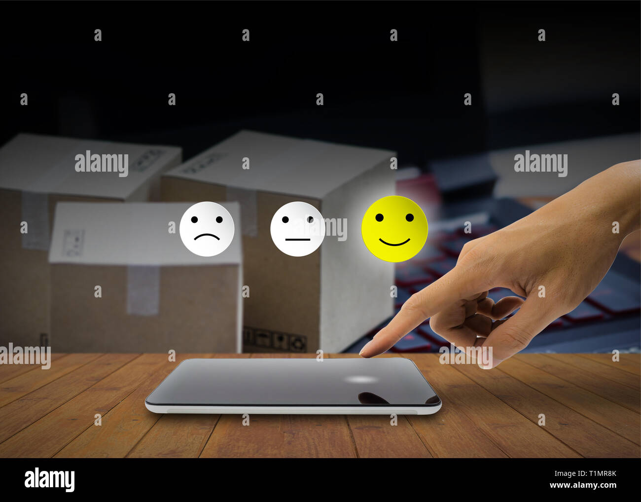 Customer responded to the survey about the delivery of goods. The ...