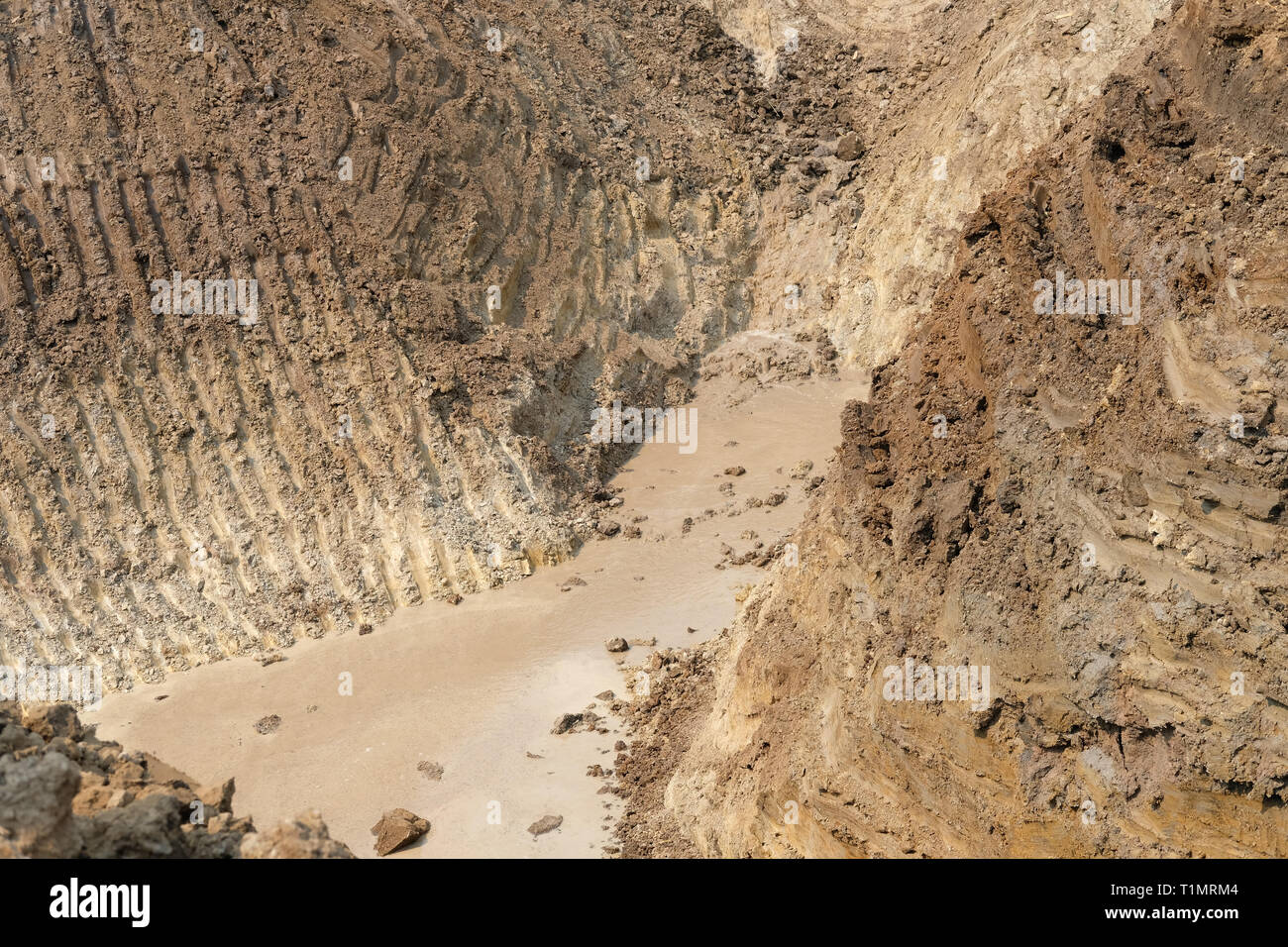 ground digging for making pond pool for agriculture aquaculture Stock ...