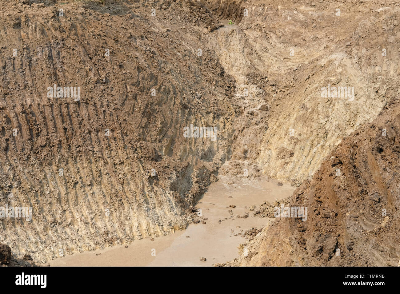 ground digging for making pond pool for agriculture aquaculture Stock ...