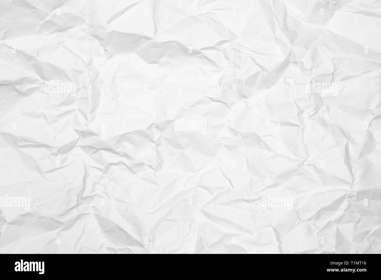 Crumpled white paper texture background. Wrinkled white paper textured ...