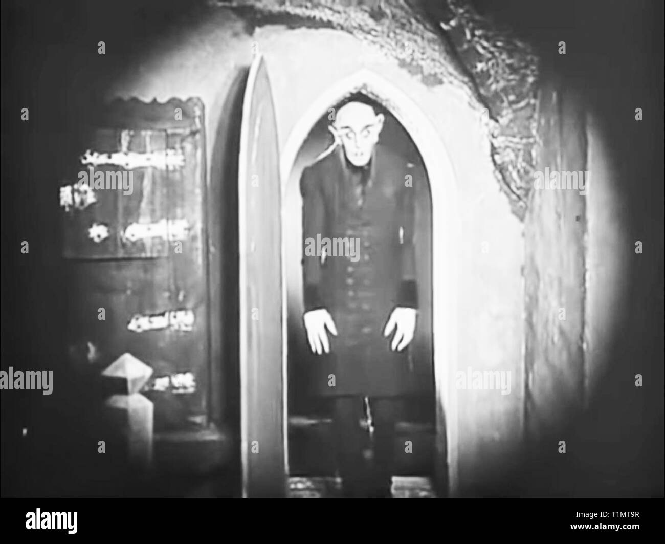 Nosferatu 1922 movie starring Max Schreck directed by F.W. Murnau Stock ...