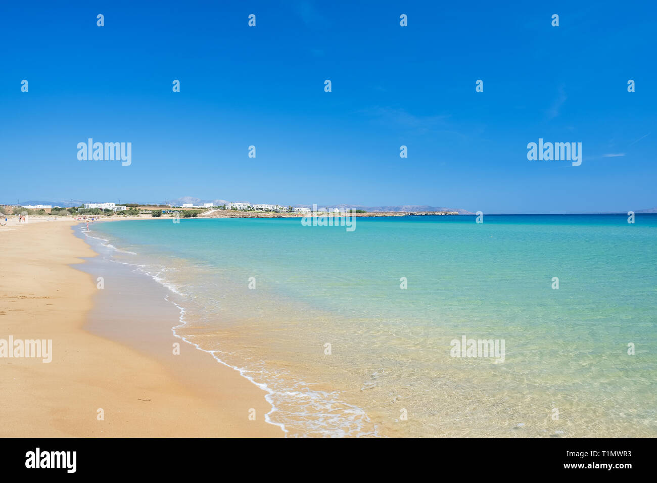 Empty sandy beach greece hi-res stock photography and images - Alamy