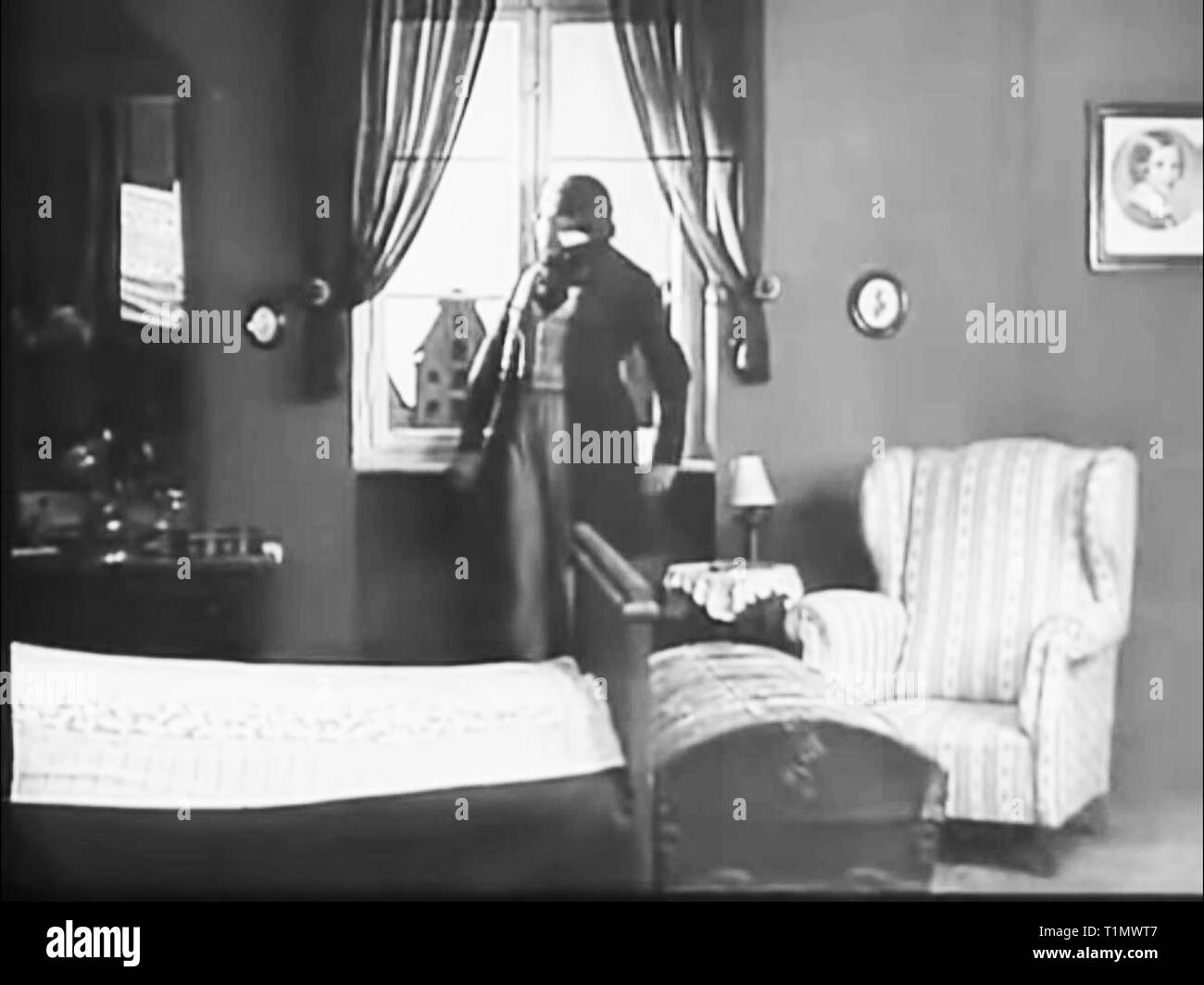 Nosferatu german film 1922 vintage screenshot Stock Photo - Alamy