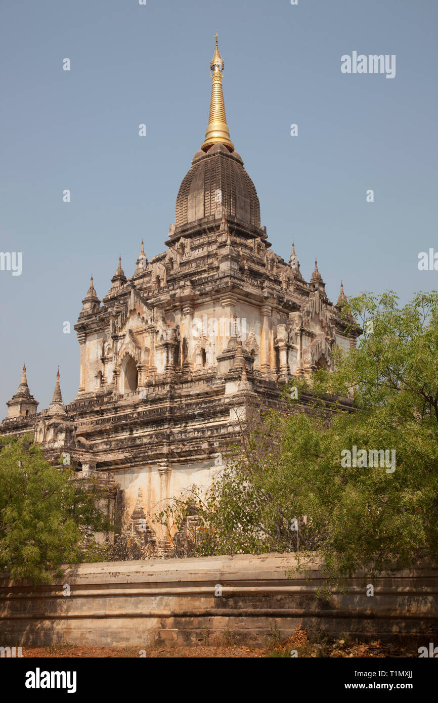Gawdawpalin temple, Old Bagan village area, Mandalay region, Myanmar ...