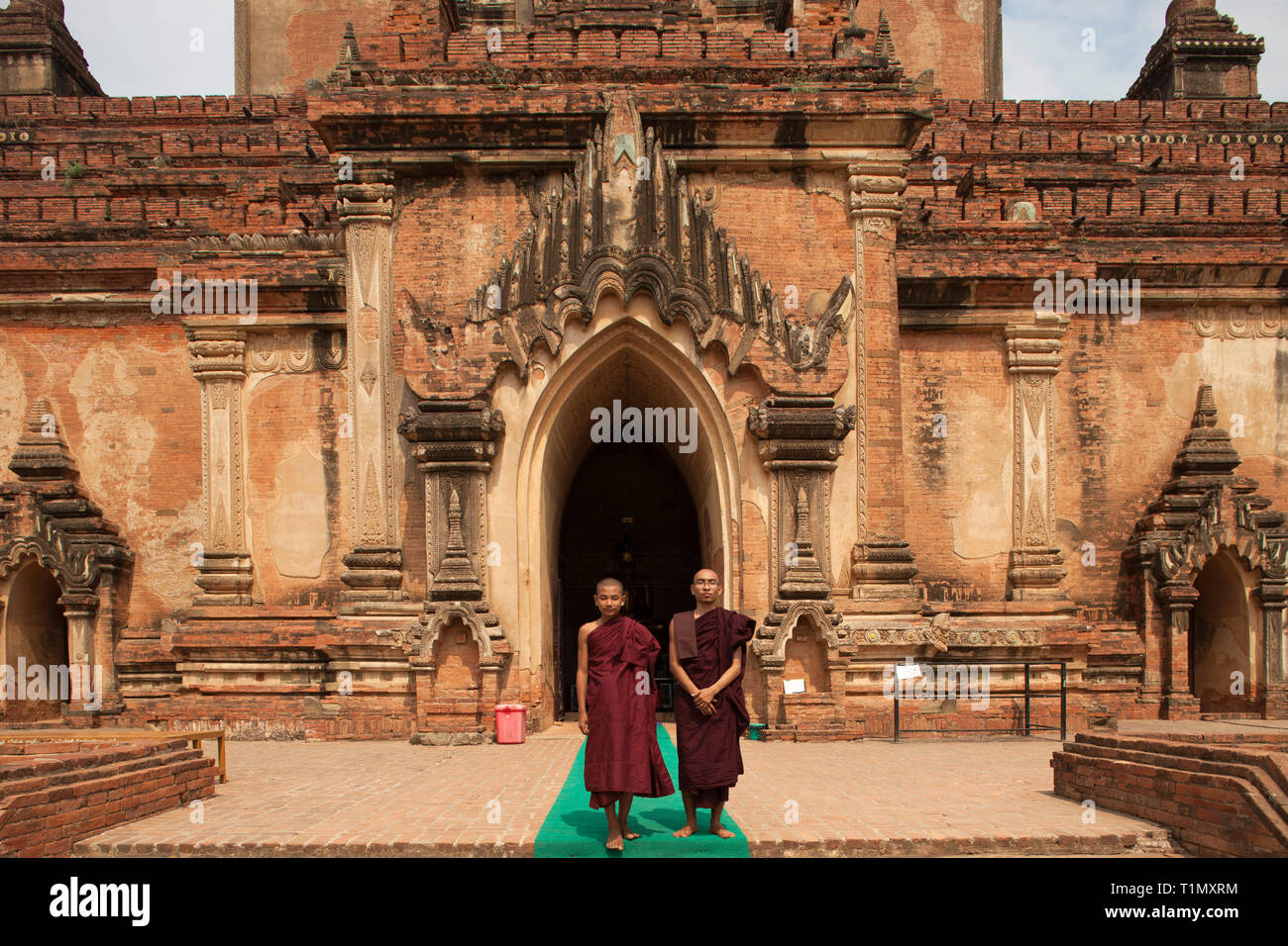 Sulamani temple, Old Bagan village, Mandalay region, Myanmar, Asia ...