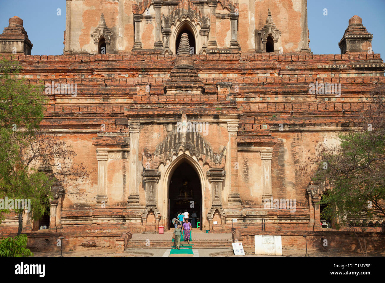 Sulamani temple, Old Bagan village, Mandalay region, Myanmar, Asia ...