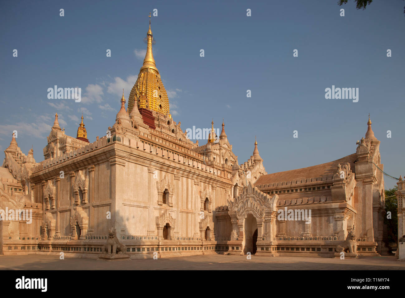 Ananda temple, Old Bagan village area, Mandalay region, Myanmar, Asia ...