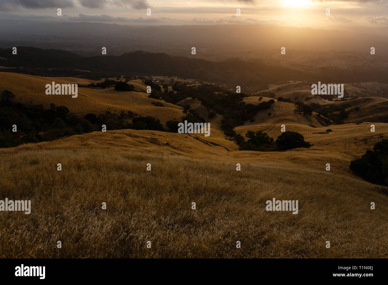 Mt diablo sunset hi-res stock photography and images - Alamy