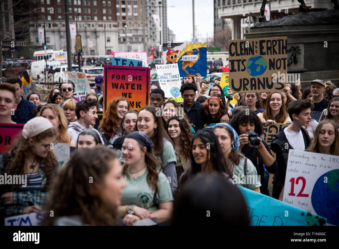 Climate change march 15 2019 usa hi-res stock photography and images ...